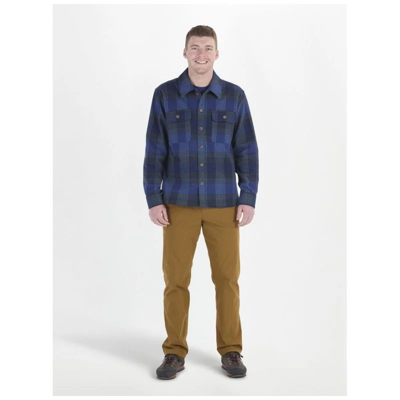 Marmot Mens Incline Heavyweight Flannel Shirt (Twilight Blue) | Sportp