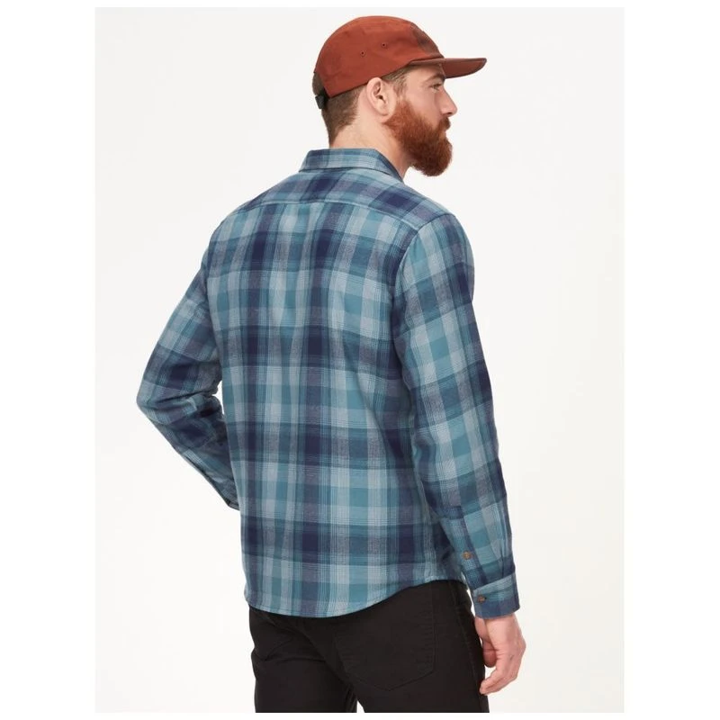 Marmot Mens Fairfax Novelty Lightweight Flannel Shirt (Arctic Navy)