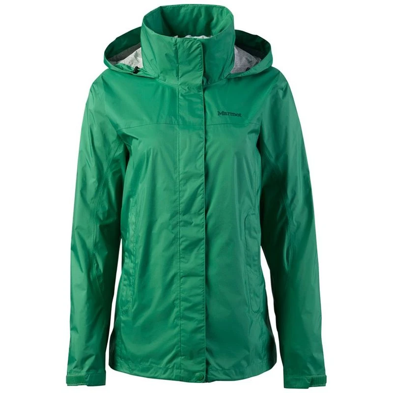 Marmot Womens PreCip Eco Jacket (Clover) | Sportpursuit.com
