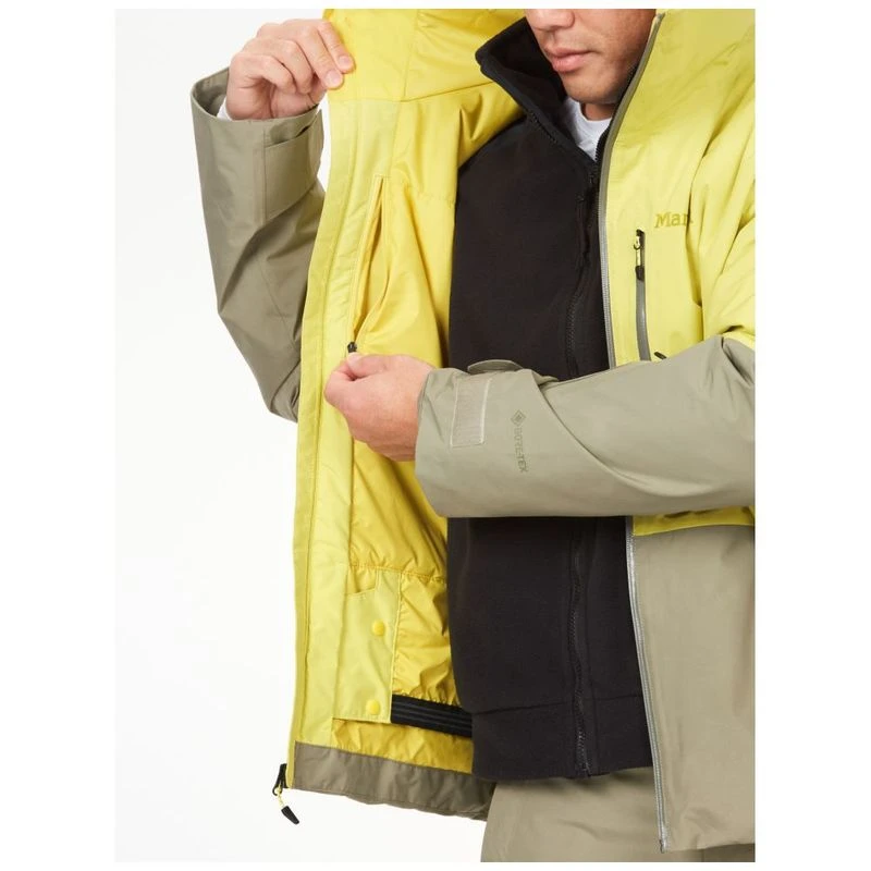 Marmot Mens Lightray GTX Jacket (Limelight/Vetiver) | Sportpursuit.com