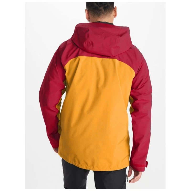 Marmot Mens Alpinist Jacket (Team Red/Golden Sun) | Sportpursuit.com