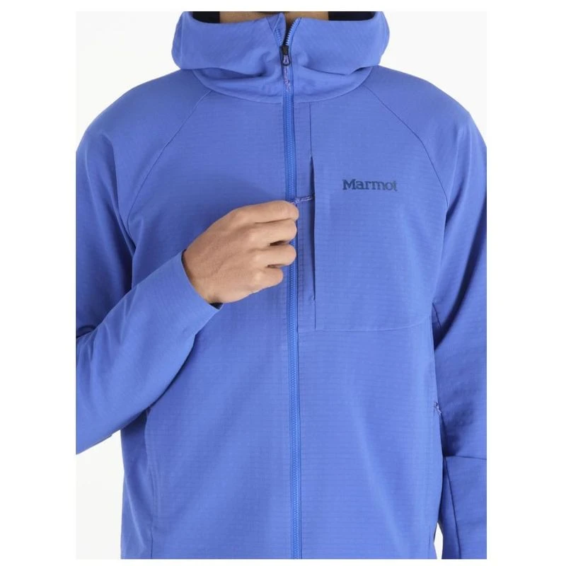 Marmot Mens Pinnacle DriClime Jacket (Trail Blue) | Sportpursuit.com