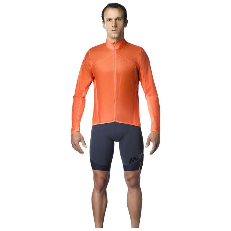 Mavic Mens Sirocco Jacket (Red Orange) | Sportpursuit.com