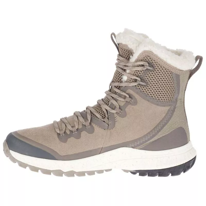 Merrell Womens Bravada Polar Waterproof Hiking Boots (Brindle/Moonrock