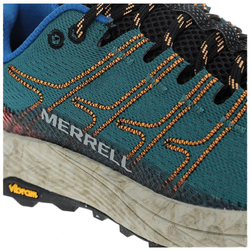 Merrell Womens Moab Flight Hiking Shoes (Green) | Sportpursuit.com