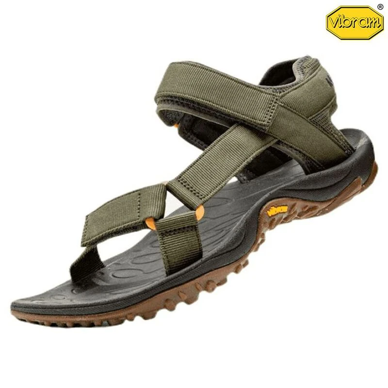 Merrell Mens Kahuna Web Sandals (Olive) | Sportpursuit.com