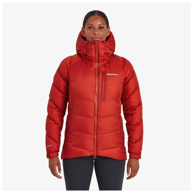 Montane Womens Resolute Down Jacket (Saffron Red) | Sportpursuit.com