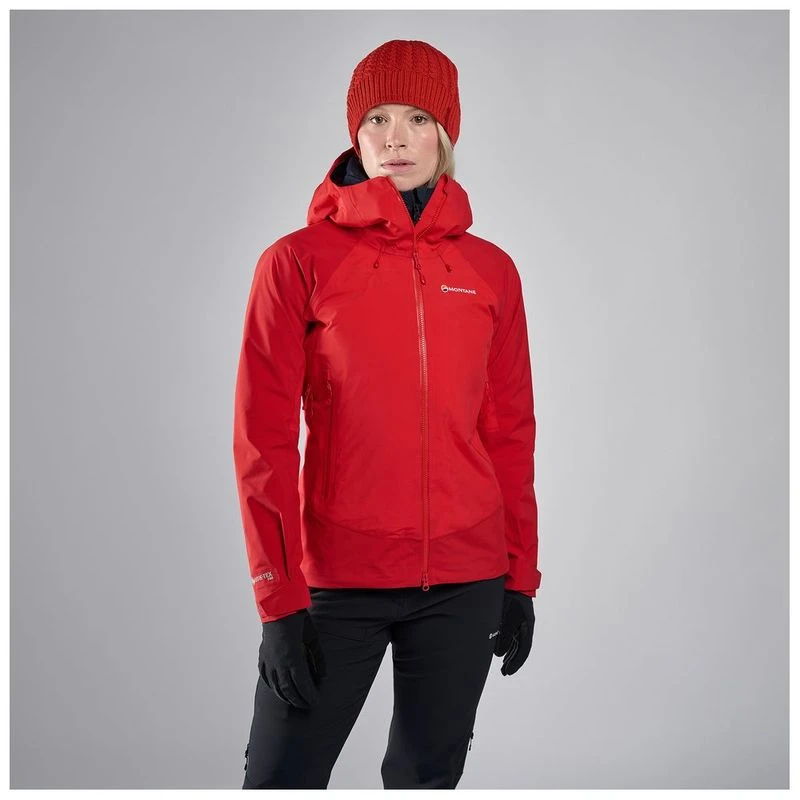Montane Womens Phase XPD GTX Jacket (Adrenaline Red) | Sportpursuit.co