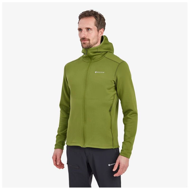 Montane Mens Fury Hooded Jacket (Alder Green) | Sportpursuit.com