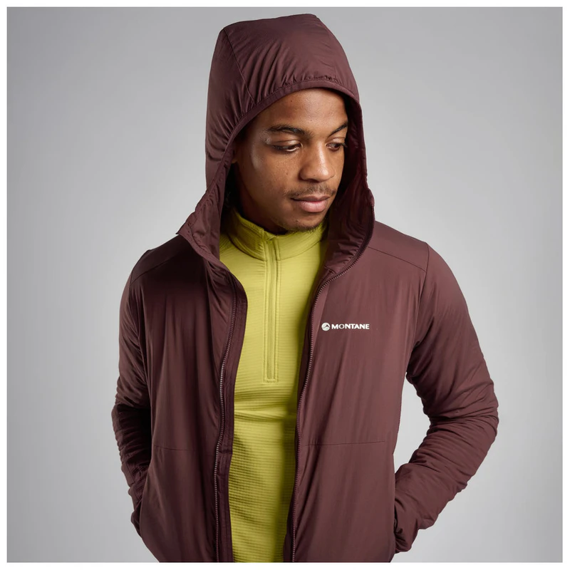 Montane Mens Fireball Lite Insulated Jacket (Dark Garnet) | Sportpursu