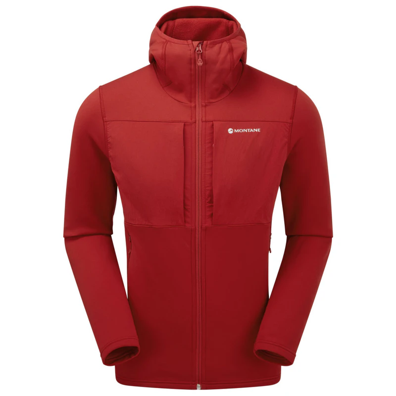 Montane Mens Fury XT Fleece Jacket (Acer Red) | Sportpursuit.com