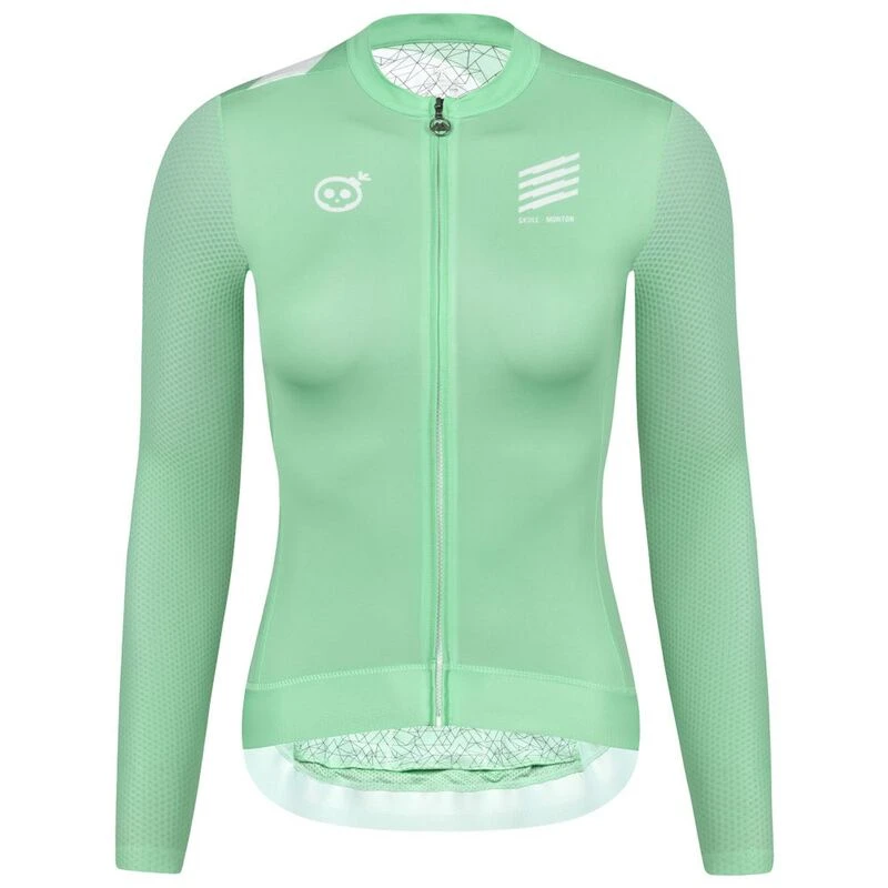 Monton Womens Colours V3 + Graphene Long Sleeve Jersey (Fern Green)