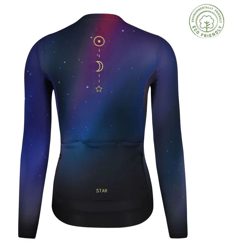 Monton Womens Urban+ Star Long Sleeve Jersey (Multi) | Sportpursuit.co