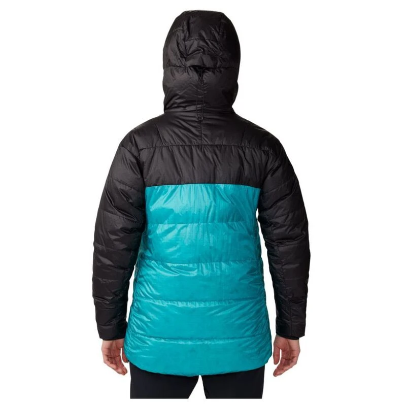 Mountain Hardwear Womens Phantom Belay Jacket (Synth Green/Black) | Sp