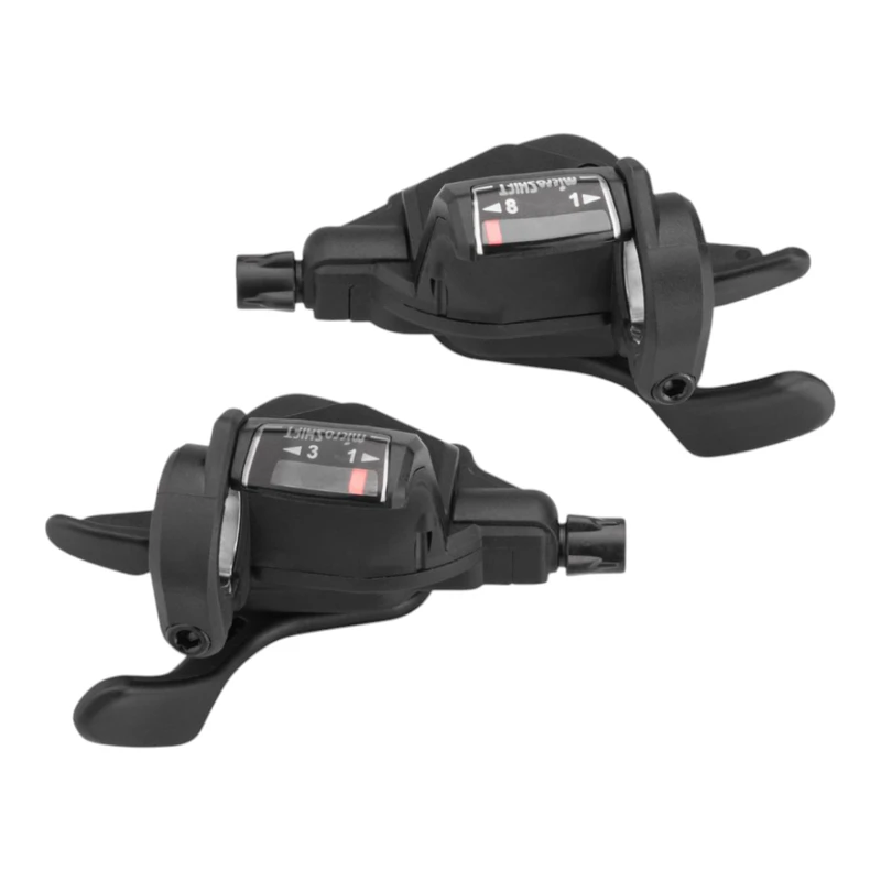 Microshift Leviers de vitesse Thumb Tap (Noir) | privatesportshop.fr