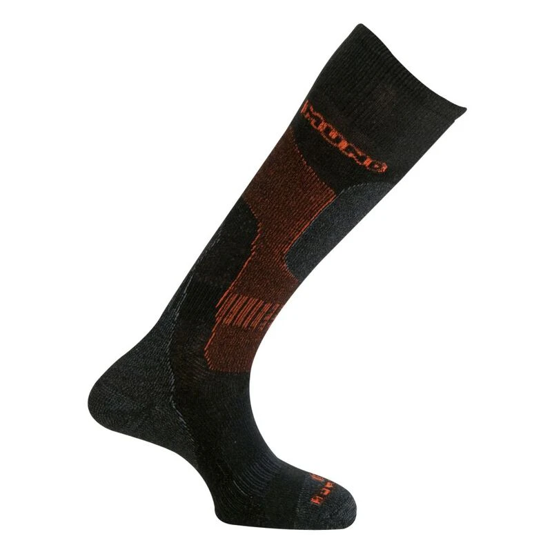 Mund Skiing Primaloft/Wool Socks (Black) | Sportpursuit.com