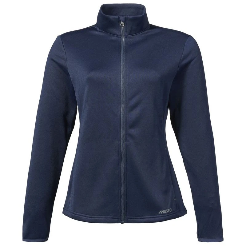 Musto Womens Ess Full Zip Pullover (Navy) | Sportpursuit.com