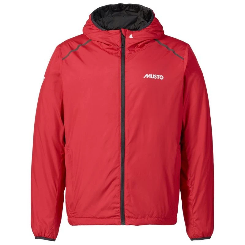Musto Mens LPX PL Stretch Midlayer Jacket (True Red) | Sportpursuit.co