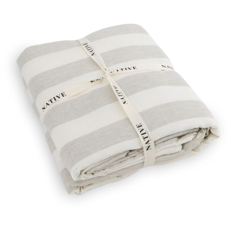 Native Natural Super King 100% Linen Duvet Cover (260x220cm) (Natural