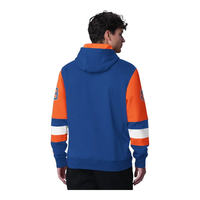 NHL Mens Edmonton Oilers Hoody (Blue/Orange/White) | Sportpursuit.com