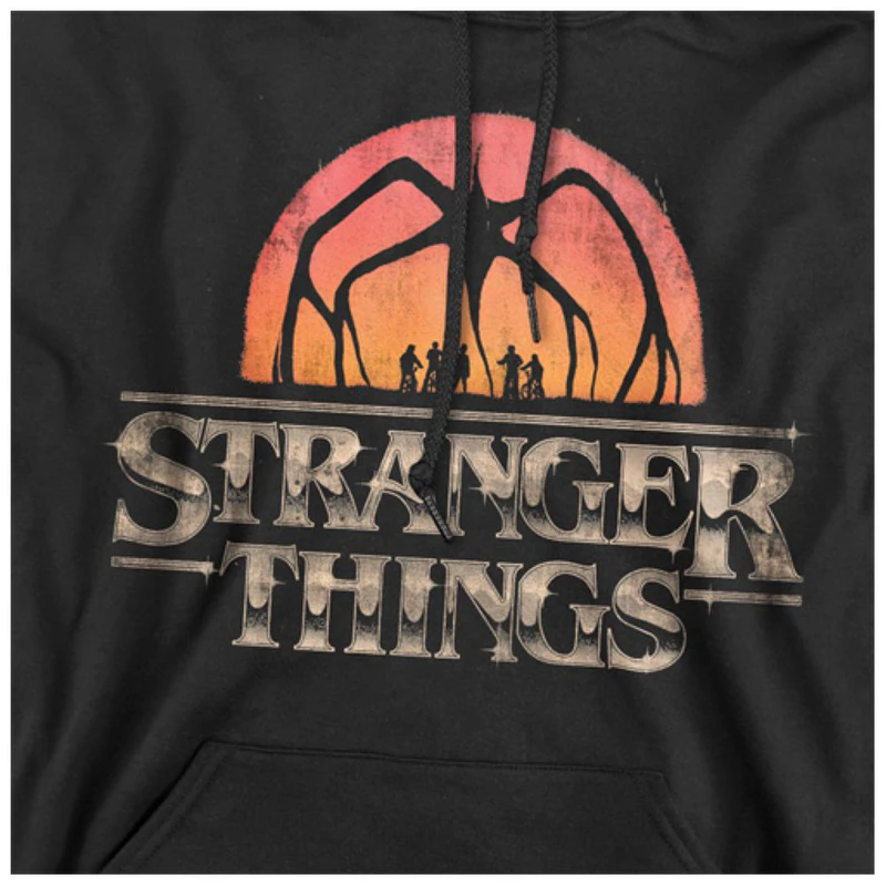 Netflix Collection Stranger Things Sunset Logo Hoody (Black) | Sportpu