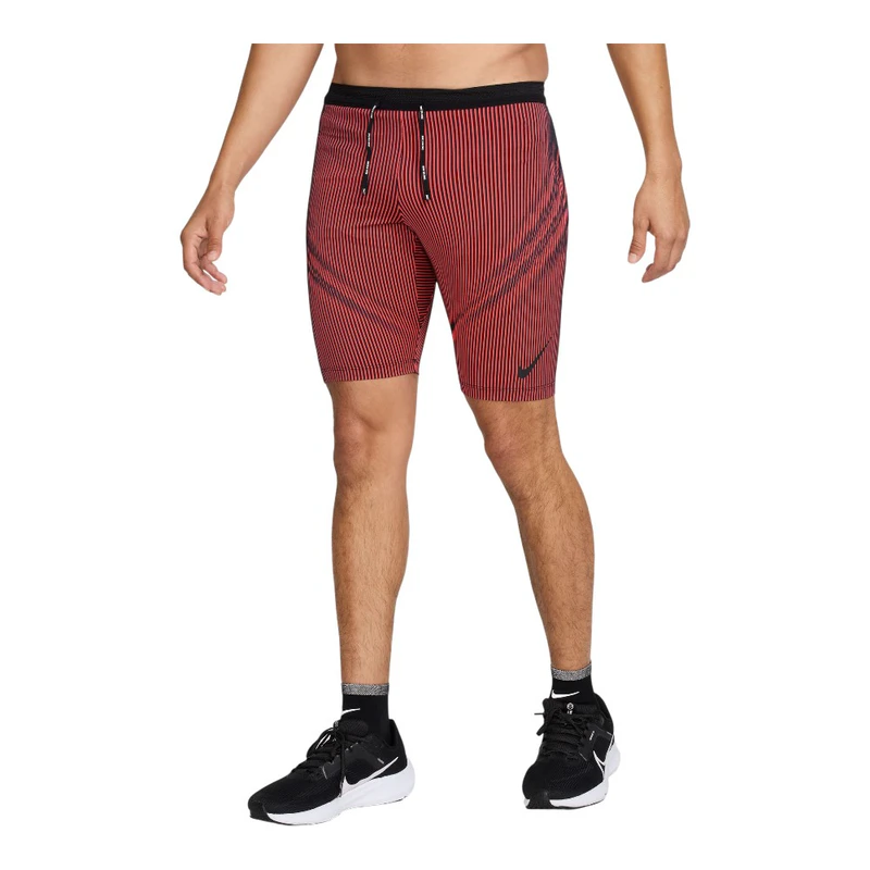 Nike Mens AeroSwift Tight Shorts (Red) | Sportpursuit.com