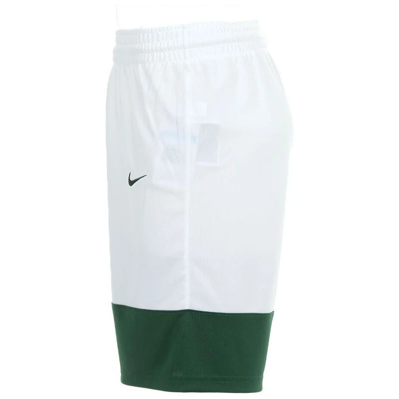 Nike Mens Elite Franchise Shorts (Tm White/Tm Dark Green/Tm Dark Green