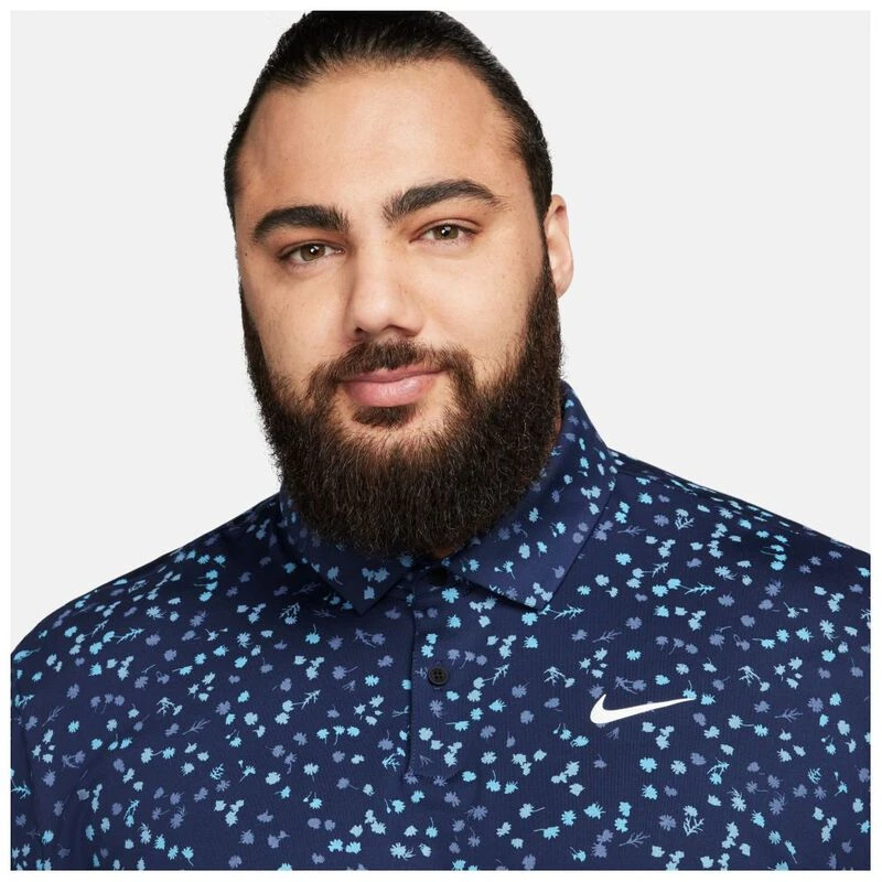 Nike Mens Dri-FIT Tour Polo (Midnight Navy/White) | Sportpursuit.com