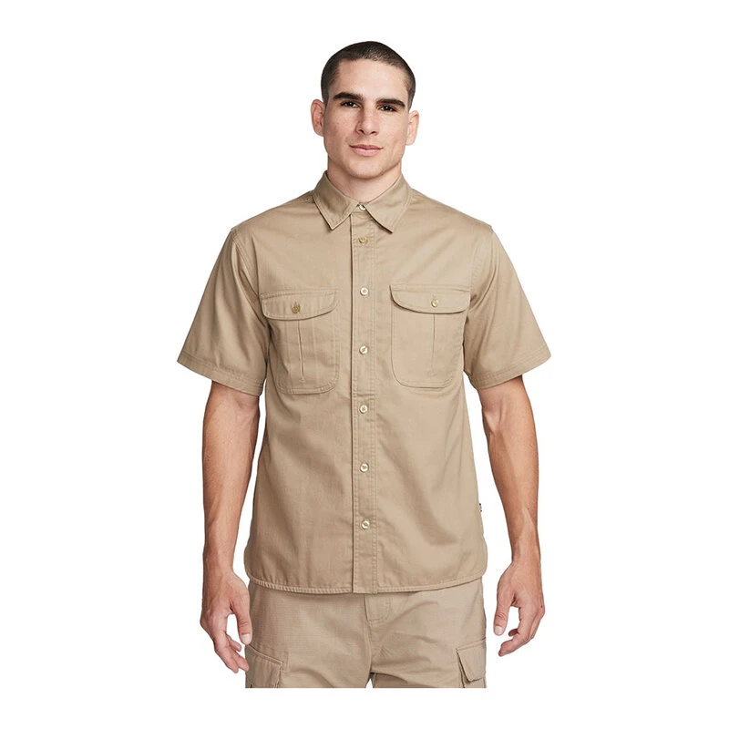 Nike Mens SB Tanglin Shirt (Khaki) | Sportpursuit.com