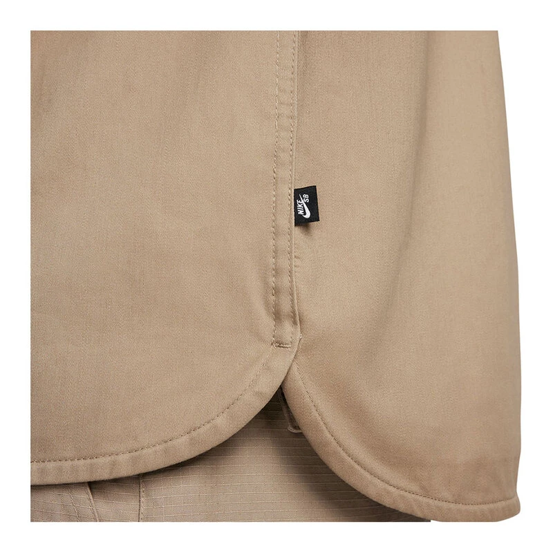 Nike Mens SB Tanglin Shirt (Khaki) | Sportpursuit.com