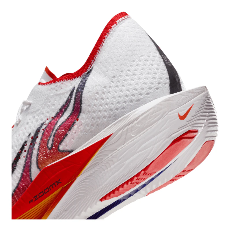 Nike Mens Zoomx Vaporfly Next% 3 FK PRM Running Shoes (White/Habanero