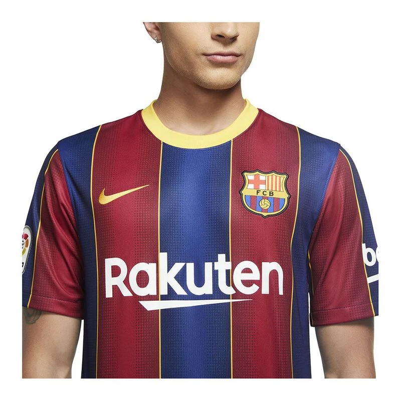 Nike Mens FC Barcelona Breathe Stadium Home 2020/2021 Top (Deep Royal