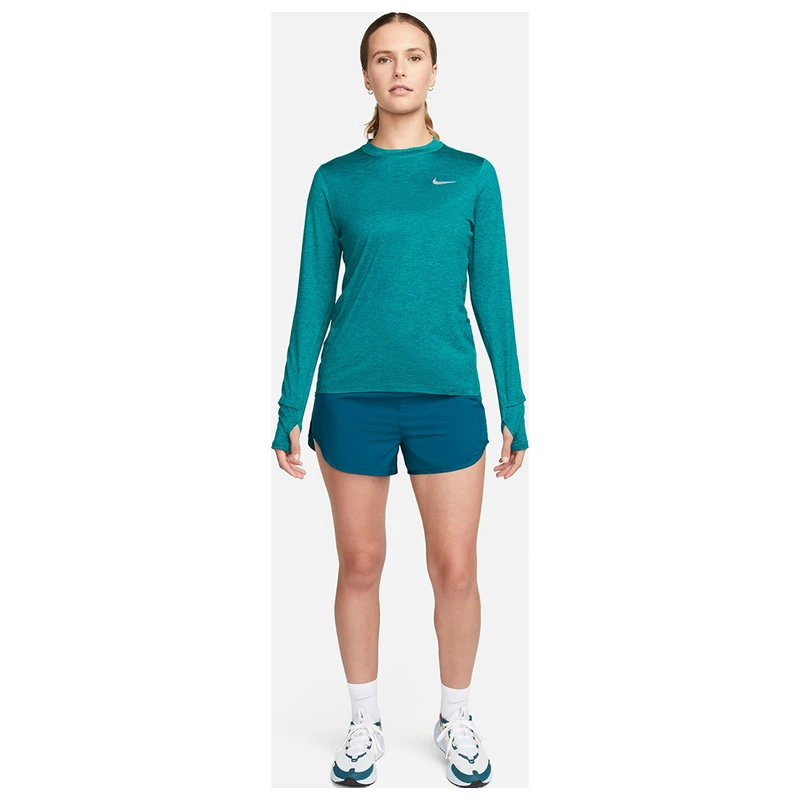 Nike Womens Dri-FIT Element Long Sleeve Top (Valerian Blue/Reflective