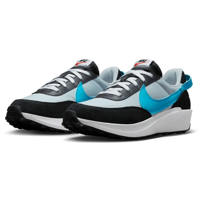 Nike Mens Waffle Debut Casual Shoes (Grey Fog/Laser Blue/Black/White)