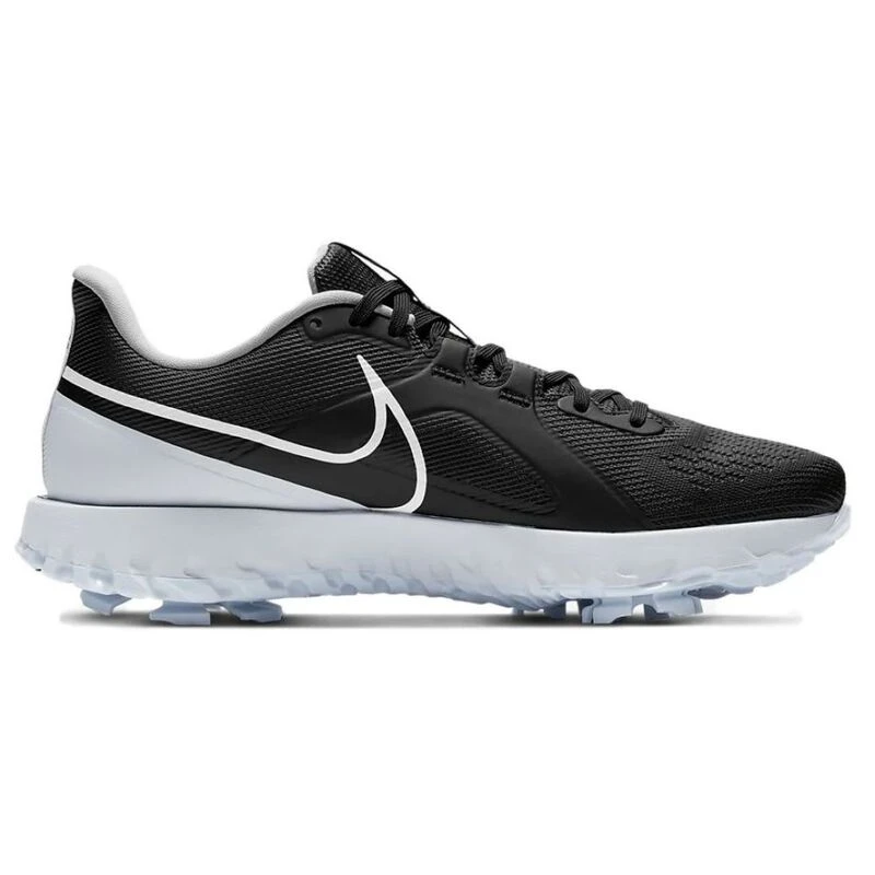 Nike React Infinity Pro Golf Shoes (Black/White/Mtlc Platinum) | Sport