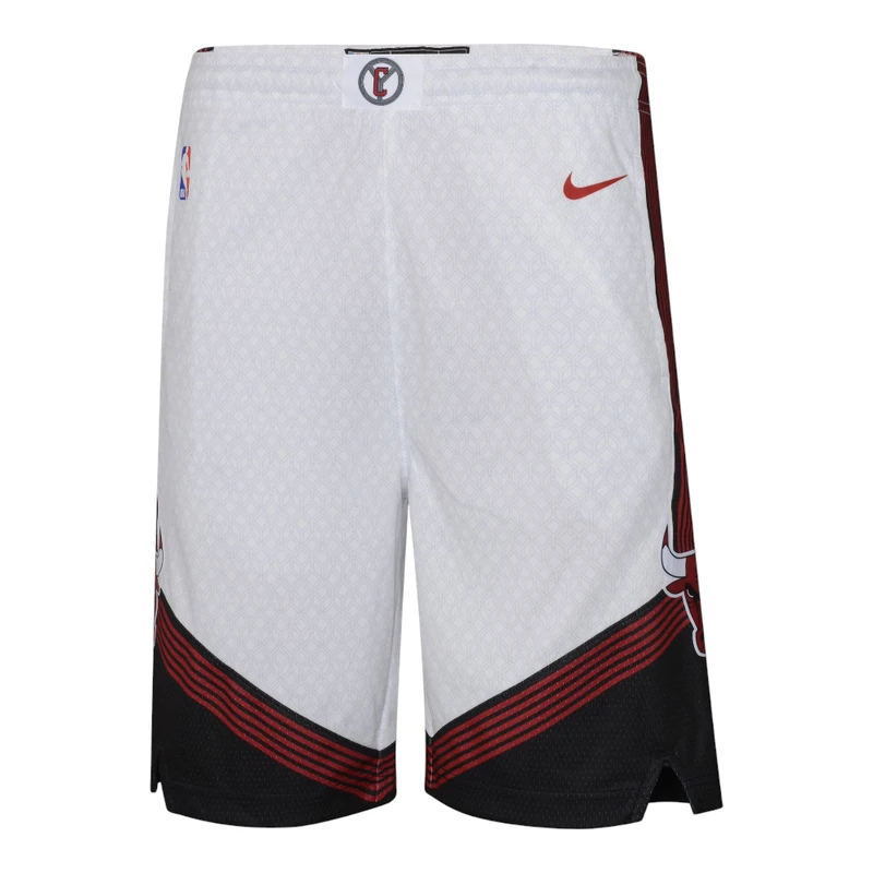 Nike Short Chicago Bulls Garçons (Blanc) | privatesportshop.fr