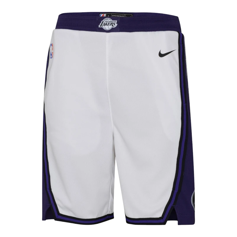 Nike Short Los Angeles Lakers Garçons (Blanc) | privatesportshop.fr
