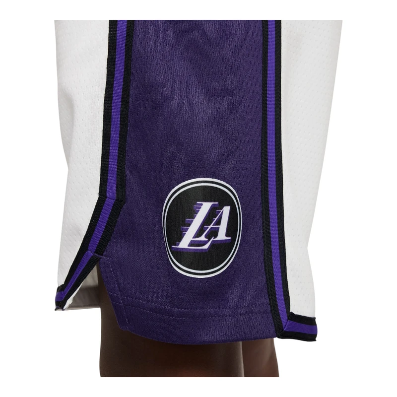 Nike Short Los Angeles Lakers Garçons (Blanc) | privatesportshop.fr