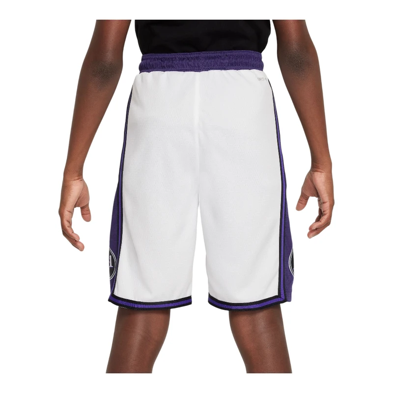 Nike Short Los Angeles Lakers Garçons (Blanc) | privatesportshop.fr