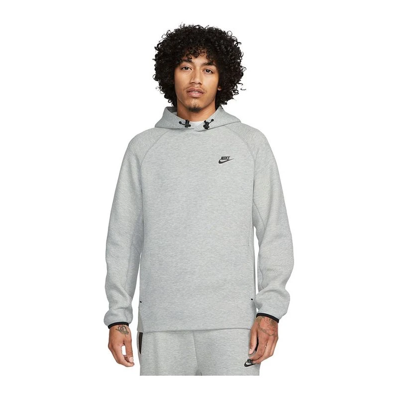 Nike Mens TCH FLC Po Hoody (Grey) | Sportpursuit.com
