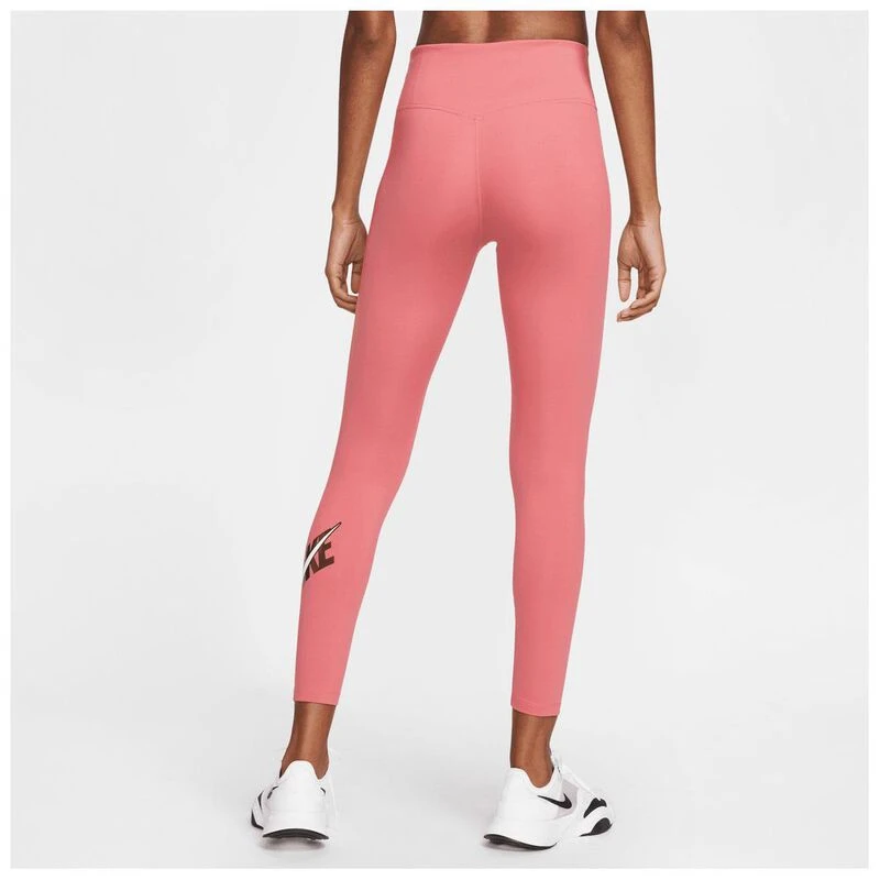Nike Womens Dri FIT One Icon Clash Tights Archaeo Pink Sail Sportp
