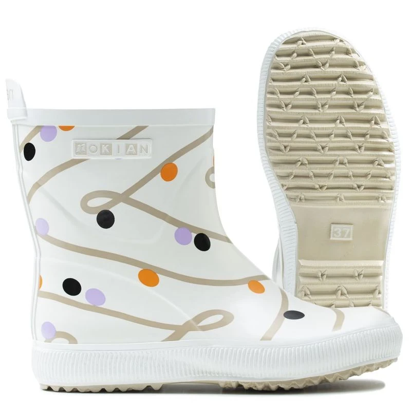 Nokian Nanso Low Fortuna Rubber Boots (Cream) | Sportpursuit.com