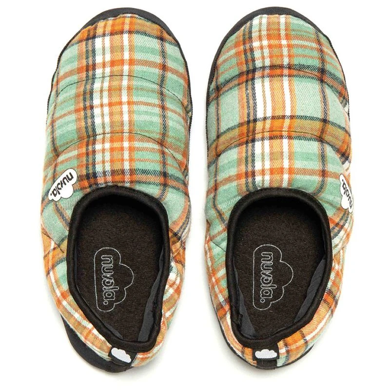 Nuvola Classic Scotland Slippers (Green/Orange) | Sportpursuit.com