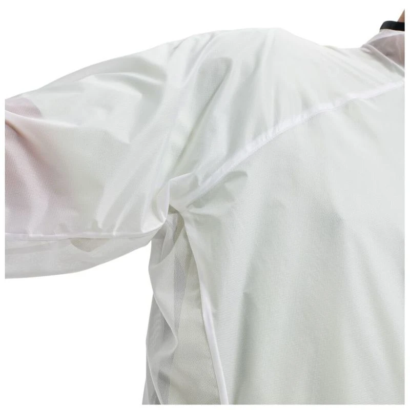 On Running Mens Zero Windproof Jacket (White | Meadow) | Sportpursuit.