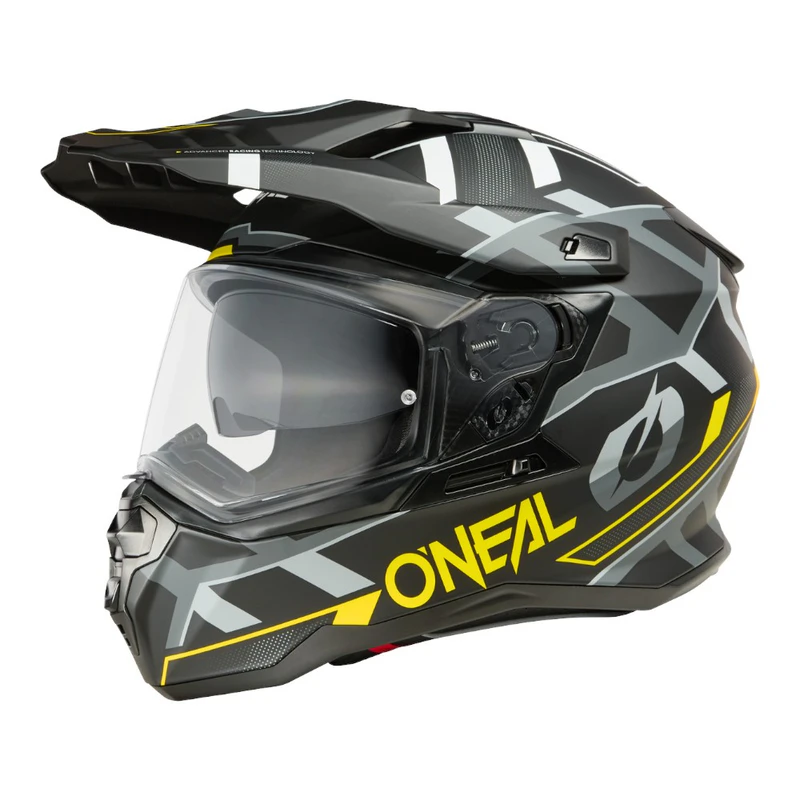 ONeal Mens D-SRS Square V.25 MTB Helmet (Black/Neon/Yellow/Gray) | Spo