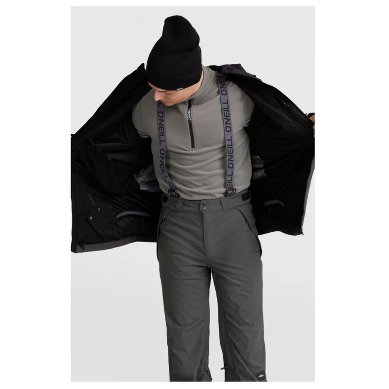 O'Neill Chaqueta de esquí Carbonite Hombres (Negro) | privatesportshop