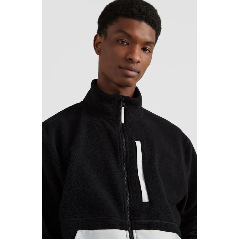 O'Neill Mens Progressive Colorblock Fleece Jacket (Black Out) | Sportp
