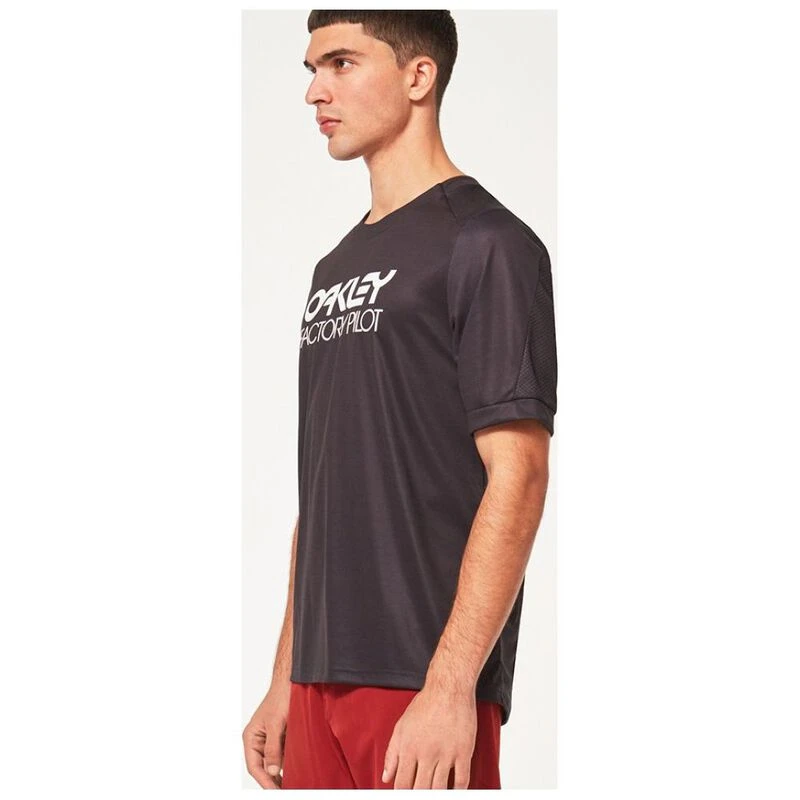 Oakley Mens Factory Pilot T-Shirt (Black) | Sportpursuit.com