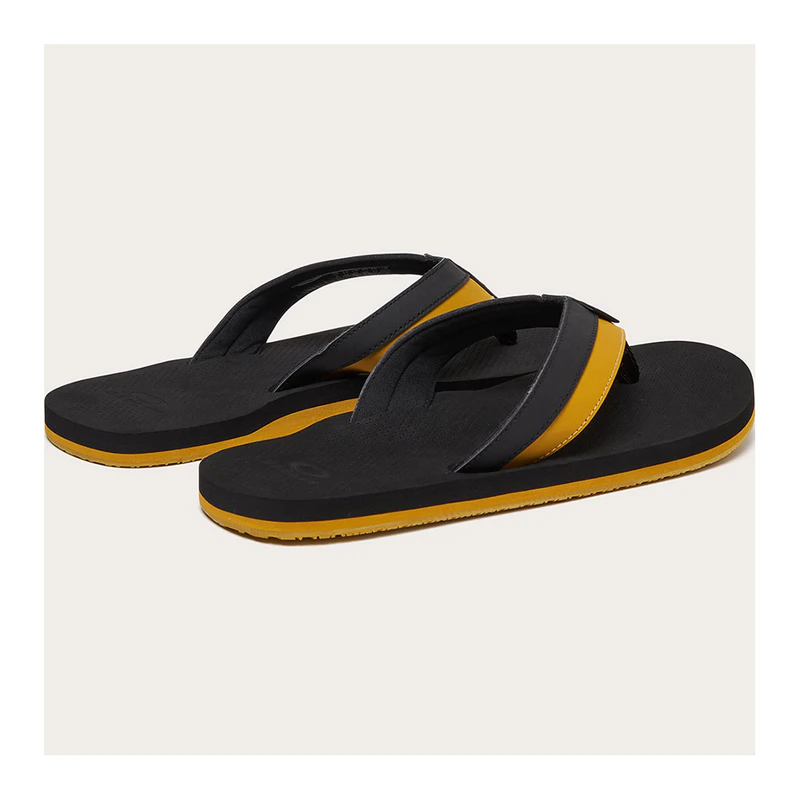 Oakley Mens Burke Flip Flops (Yellow) | Sportpursuit.com