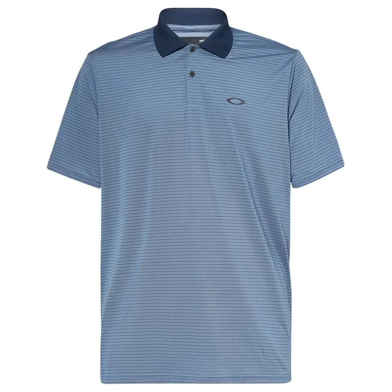 Oakley Mens Divisional Stripe Polo (Blue) | Sportpursuit.com
